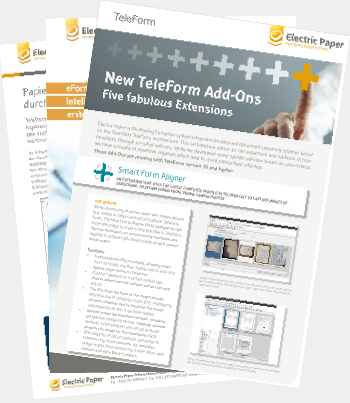 TeleForm: Additional Functionalities through Add-Ons